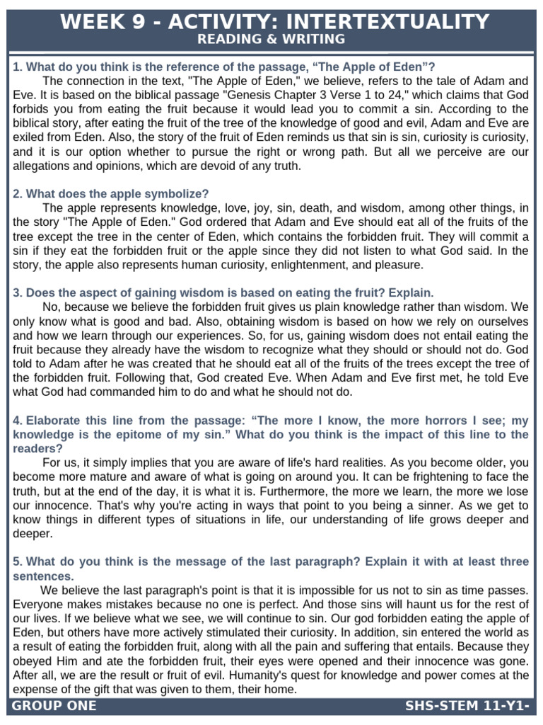 INTERTEXTUALITY | PDF