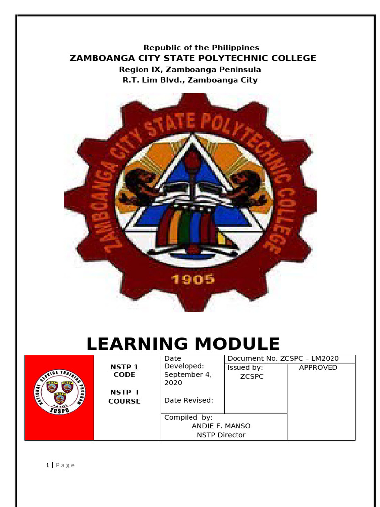 NSTP-MODULE-1 | PDF