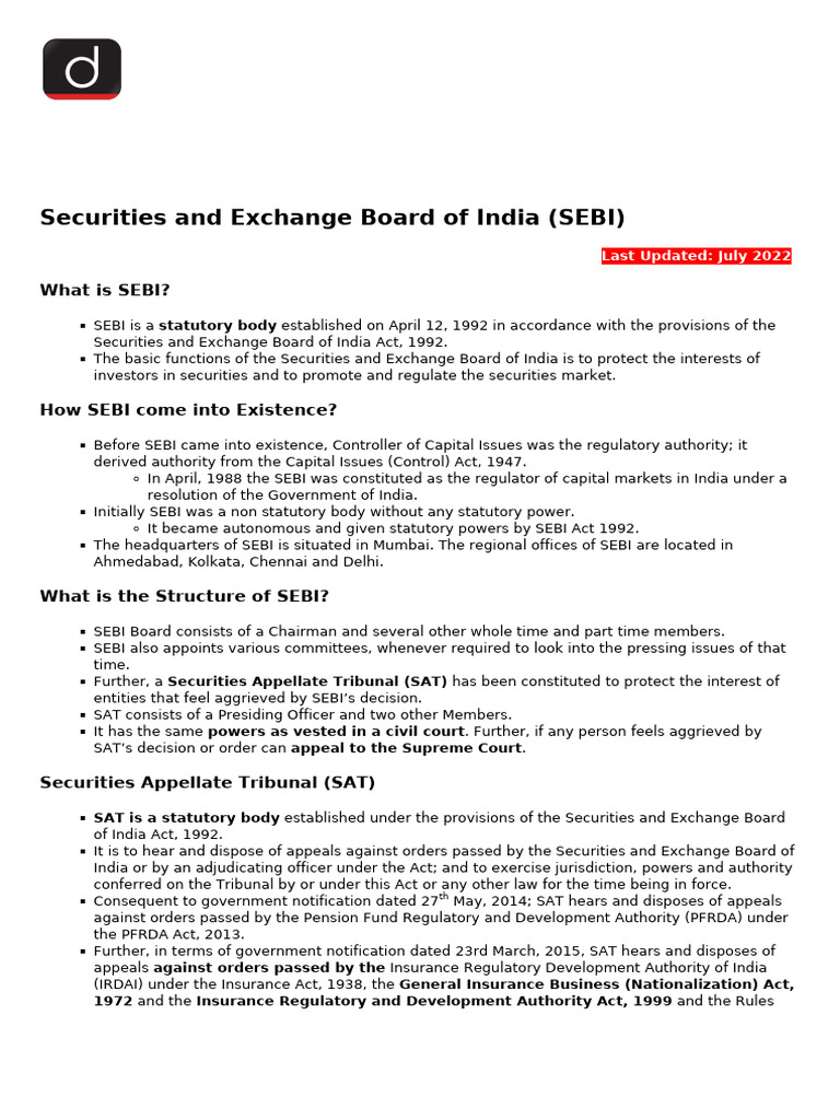 Sebi | PDF