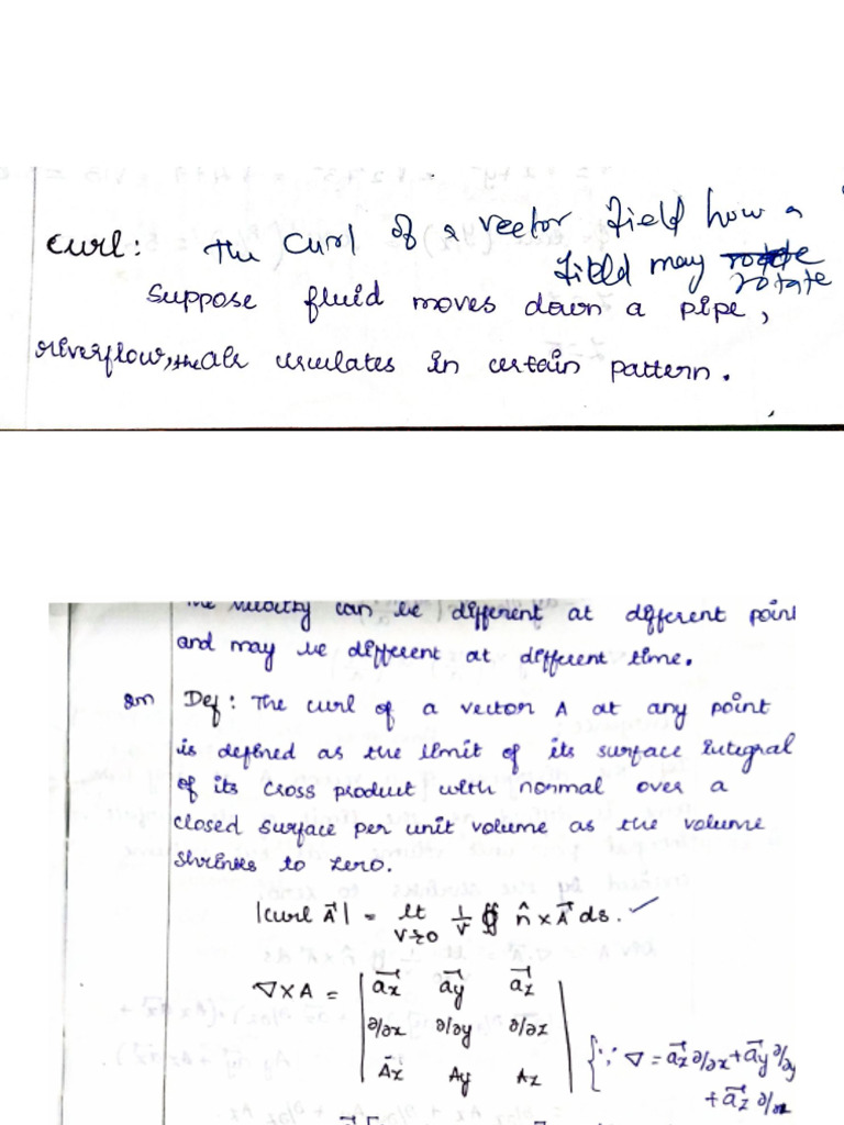 Curl, Div and Gradient | PDF
