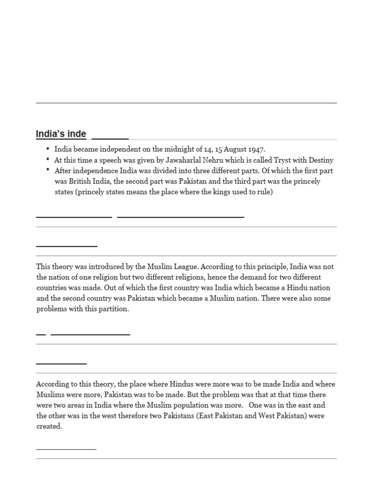 Class 12 Chapter 1 Political Science Book 2 Notes English Medium | PDF