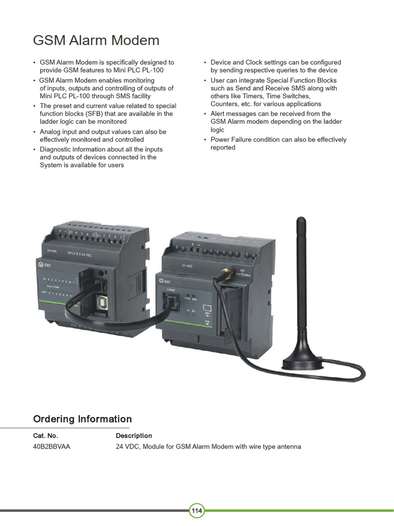 GSM Alarm Modem | PDF