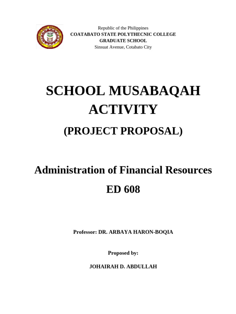 Musabaqah 2024 | PDF