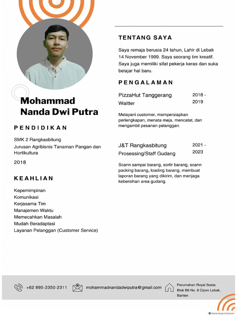 CV - Mohammad Nanda Dwi P - 2023 - 20231117 - 135145 - 0000 | PDF