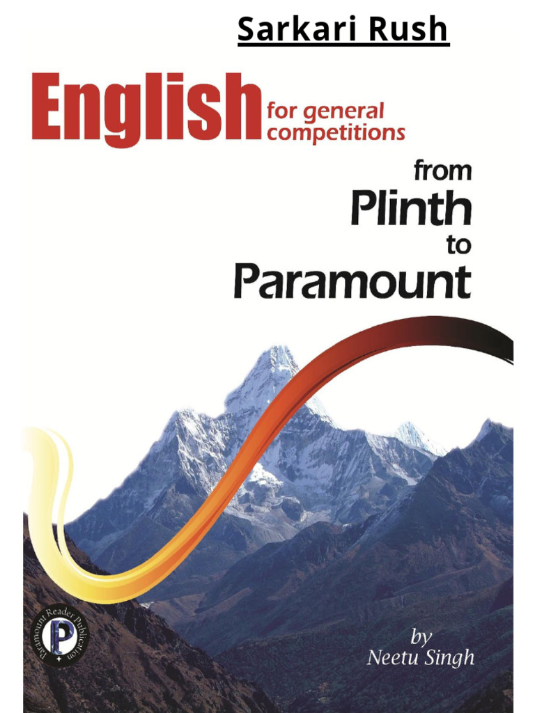 Neetu Singh Plinth To Paramount English Vol.1 PDF | PDF | Verb | Noun