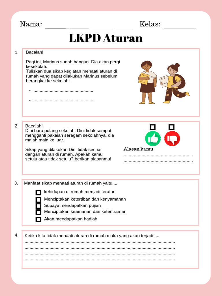 LKPD Aturan PKN KLS 2 | PDF