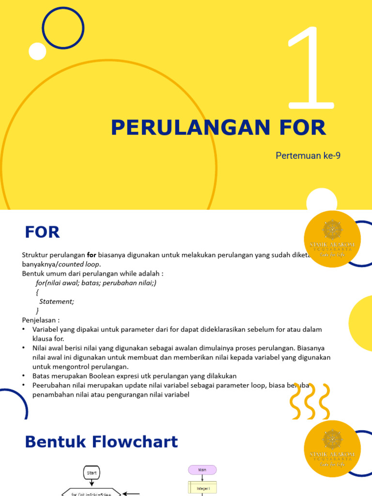@pertemuan10 For | PDF