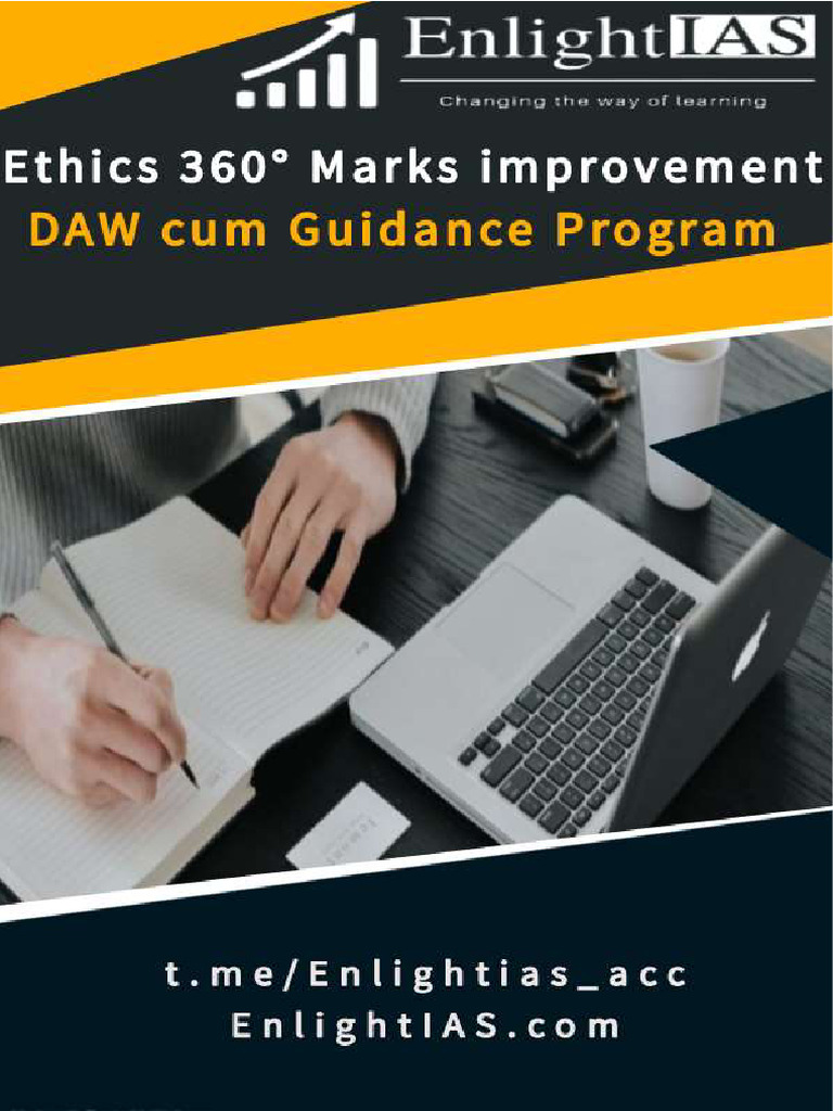 Ethics 360 Degree - DAW Cum Guidance Program | PDF