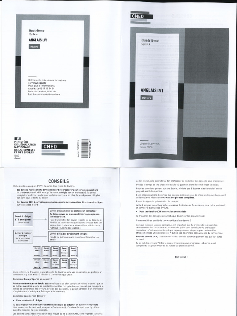 Cned Anglais 4eme | PDF