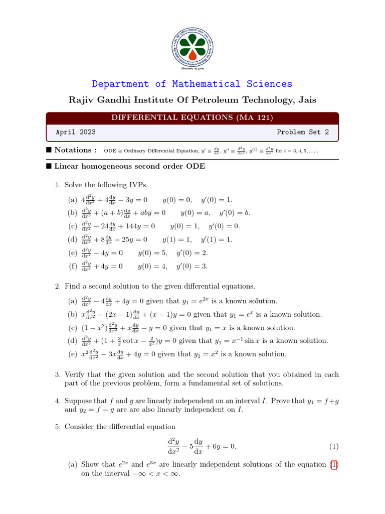 Tutorial Unit-II | PDF