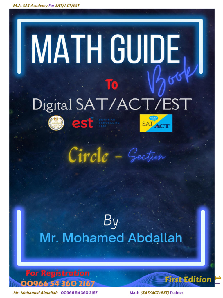 Circle-Section Math Guide To SAT-ACT-EST_(wm) | PDF