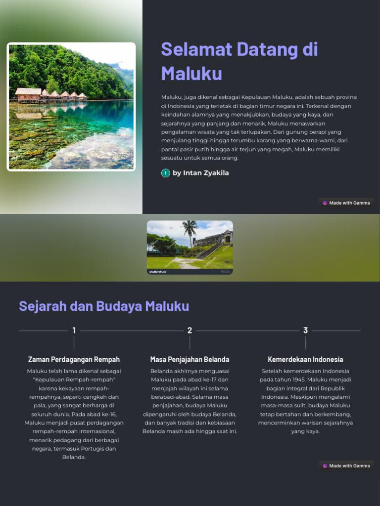 Selamat Datang Di Maluku | PDF