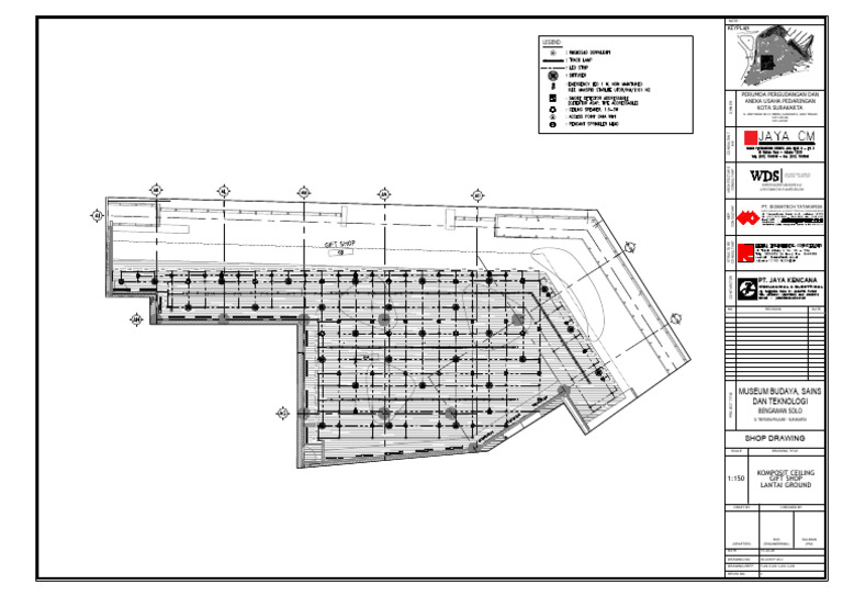 Komposit RCP Area Gift Shop Lantai Ground-Layout1 | PDF