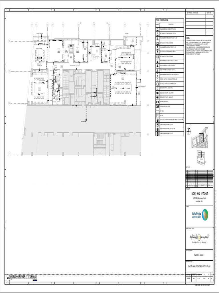 Moe - HQ - Fitout: 2Nd Floor Power System Plan | PDF