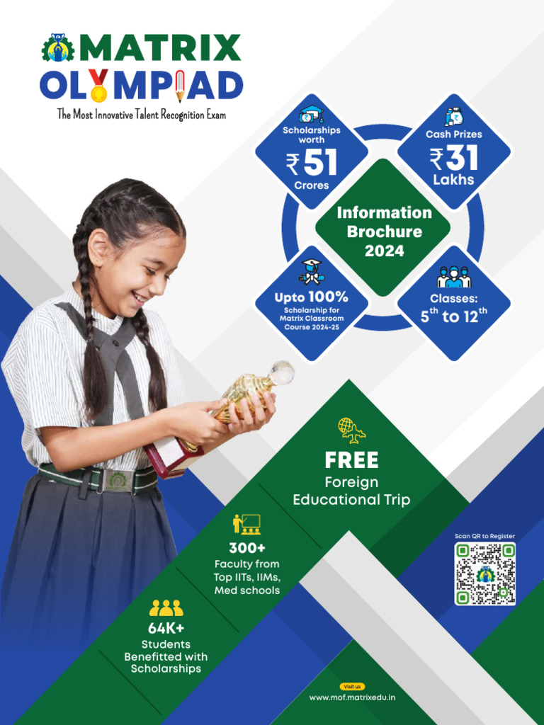 Matrix Olympiad Brouchure 2024 | PDF | Chemistry | Trigonometry