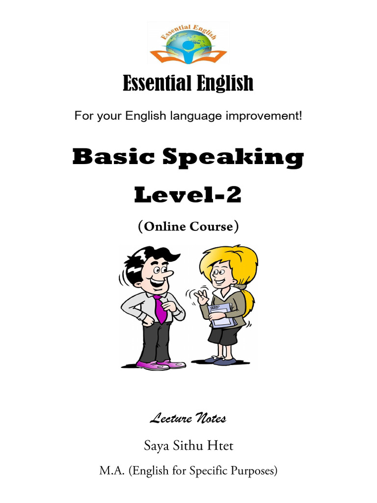 Basic Speaking (Level 2) | PDF