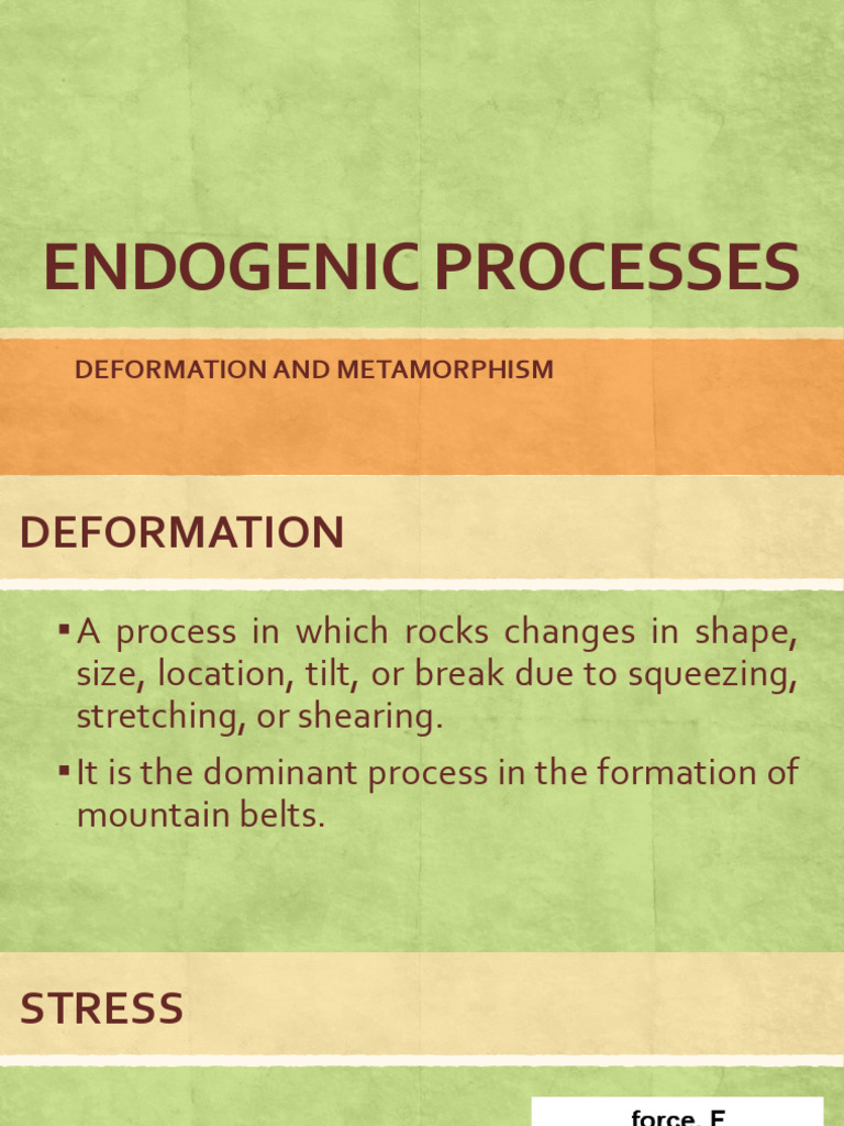 Endogenic Processes Part 2 | PDF