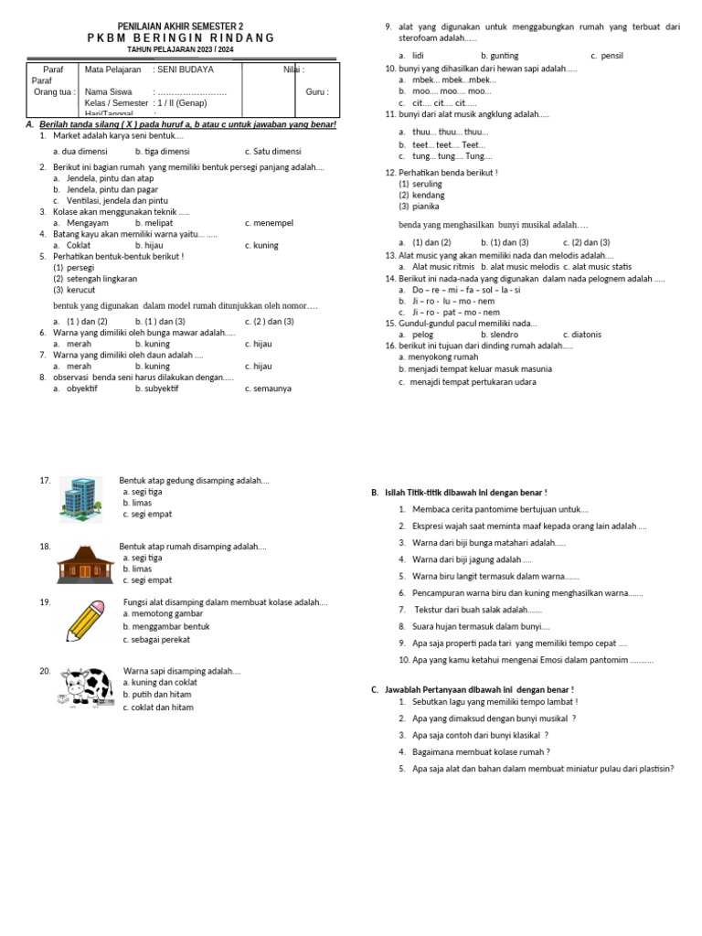 Pas 2024-Senbud-kls 1 2 | PDF