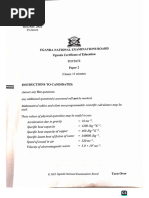 Wakissha Joint Mocks Examinations Uce 8401 Ict Past Paper 2024 | PDF