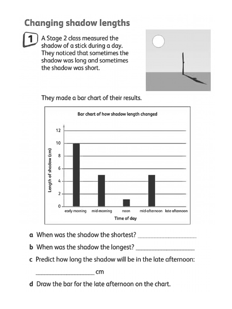 Changing Shadow Length | PDF