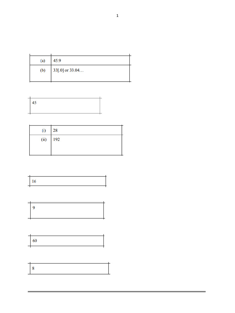 Answer Key CH 7 8 9 10 11 | PDF