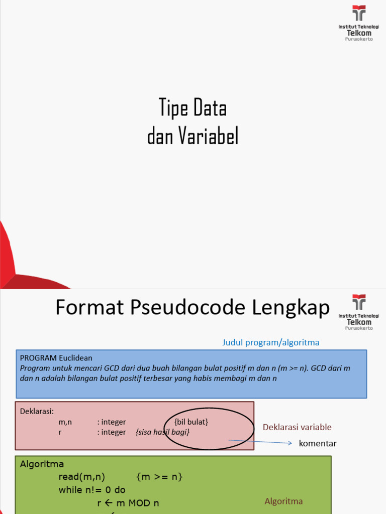 Tipe Data Dan Variabel Pdf