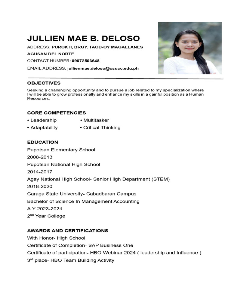 I Am Sharing 'Final Resume' With You | PDF