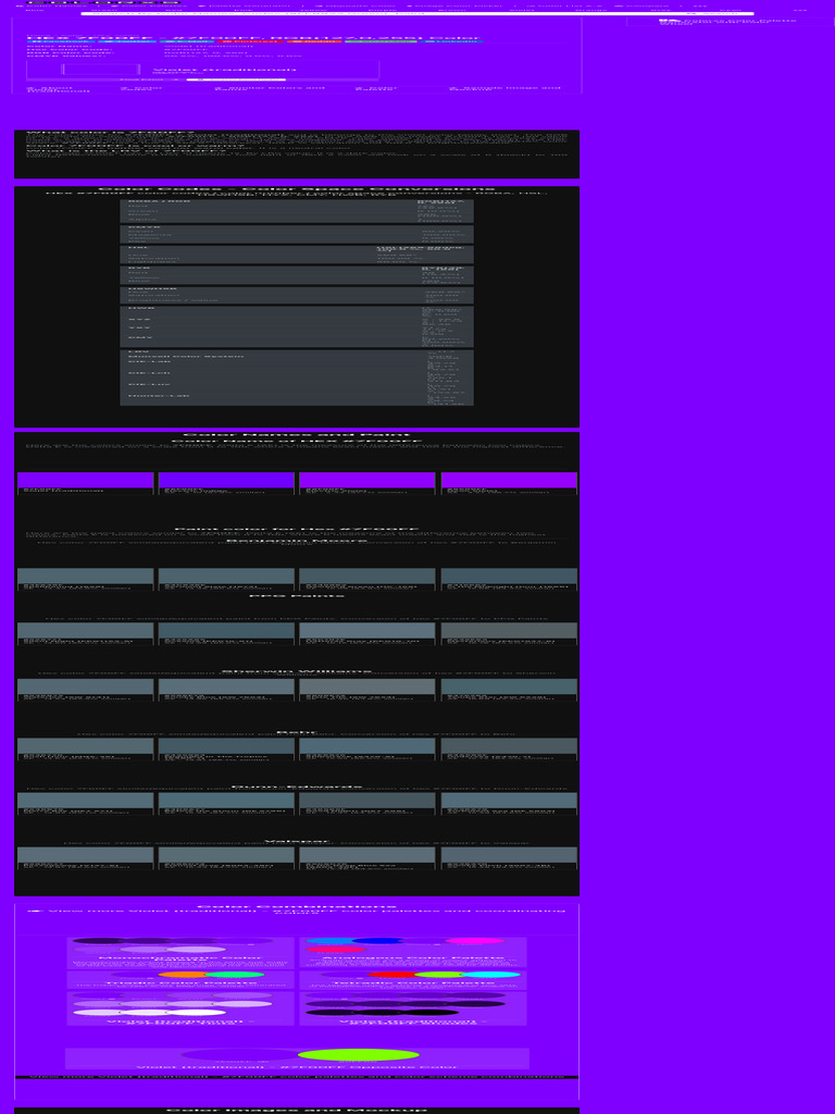 HEX #7F00FF Color Name, Color Code and Palettes | PDF
