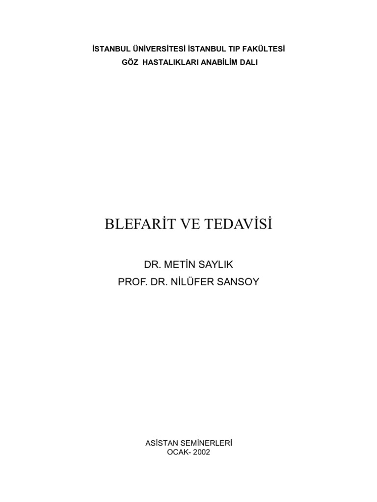 Blefarit | PDF