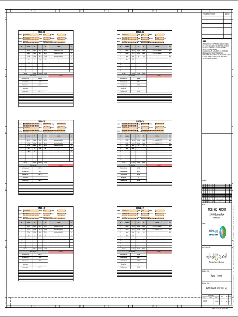 Moe - HQ - Fitout: Smdb-3Rd Esmdb-3Rd | PDF