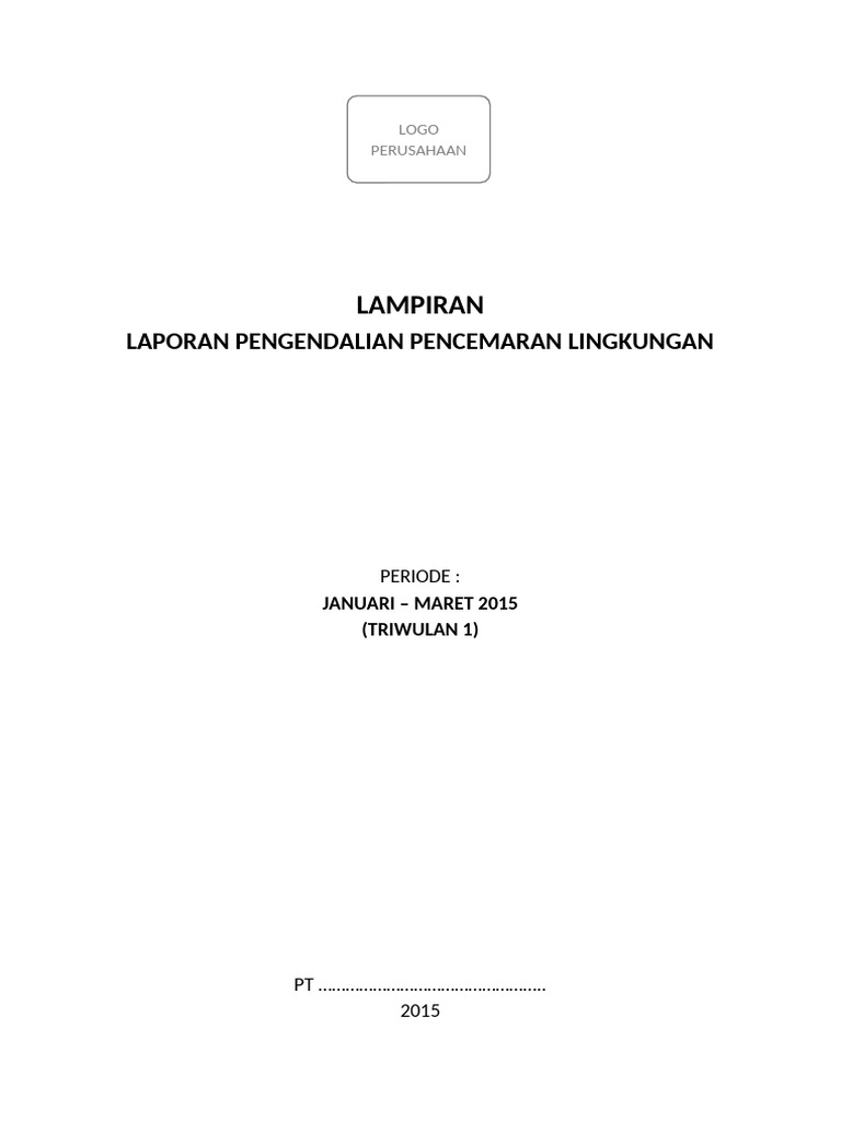 Format Lampiran Laporan SKL | PDF
