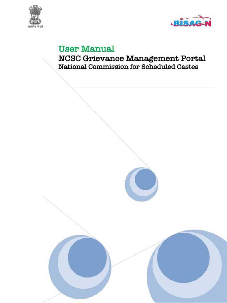 User Manual For NCSC | PDF