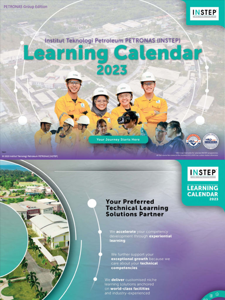 PETRONAS Group Learning Calendar 2023 Revision 2 | PDF