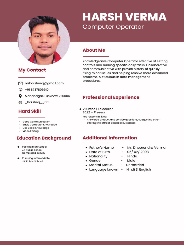 Harsh New CV PDF | PDF