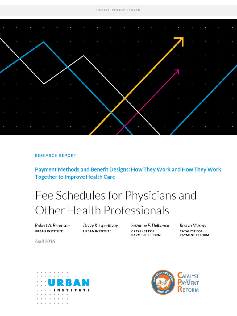 01 Fee Schedules For Physicians | PDF