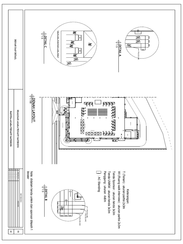 Denah Tenant Gatering | PDF