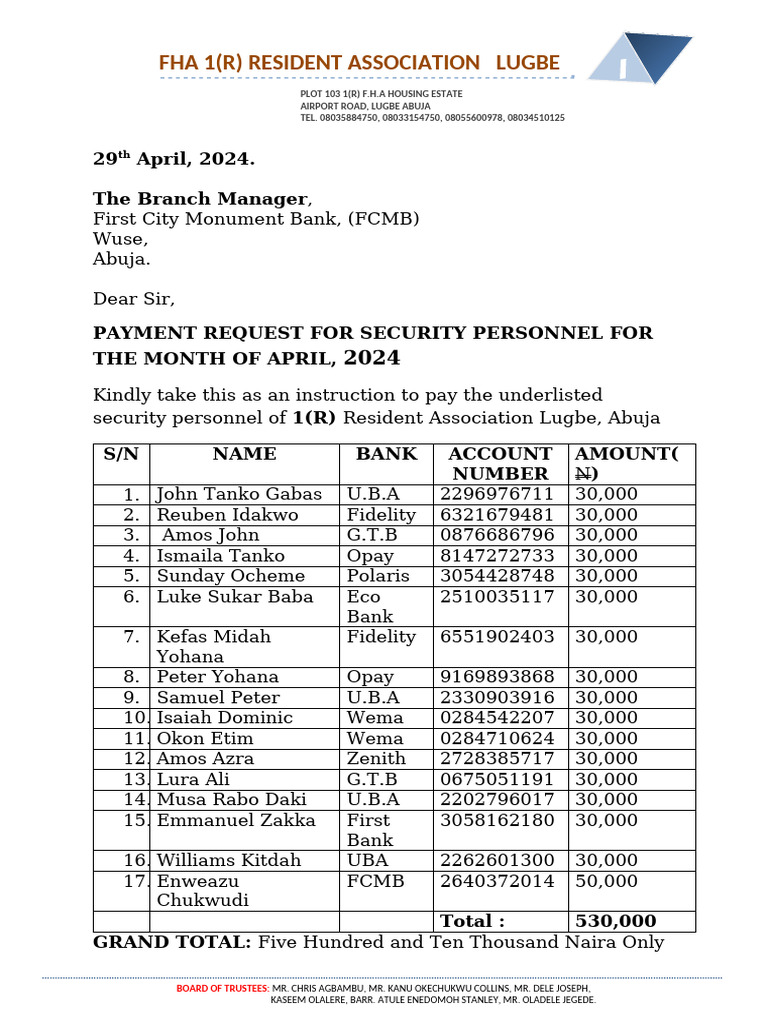 Fha Letter Head Alone | PDF