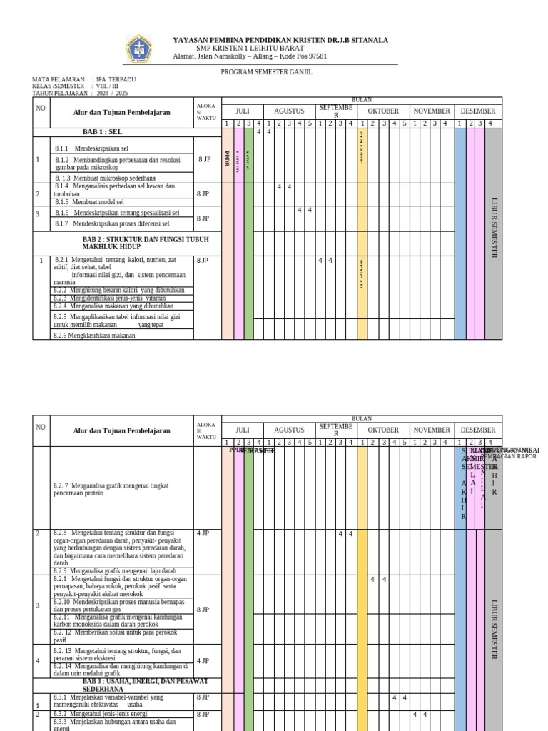 Program Semester | PDF