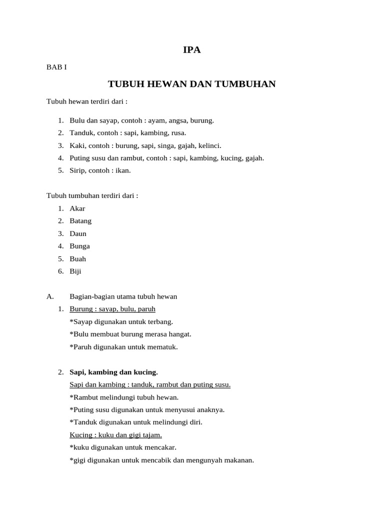 Kelas 2 Ipa | PDF