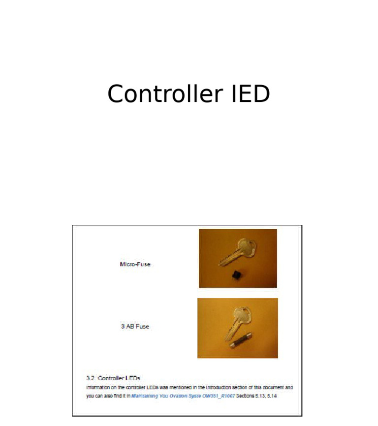 Controller IED | PDF
