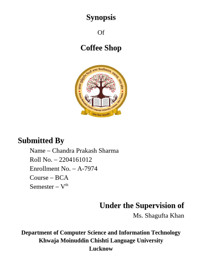 Coffee Shop | PDF