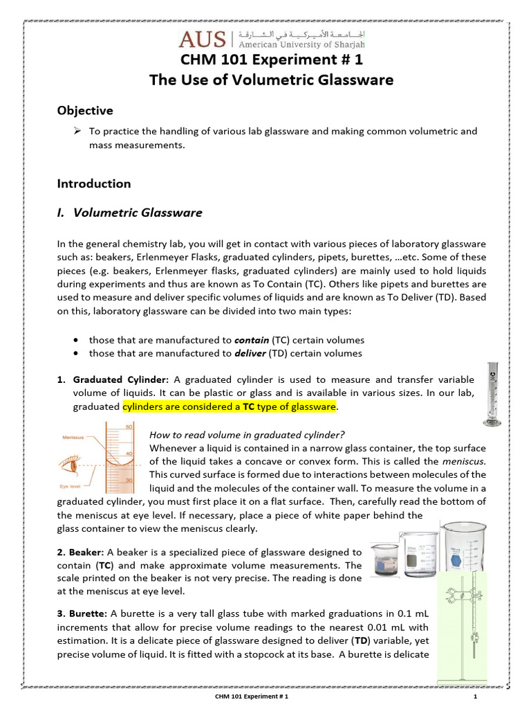CHM 101 Lab Manual-9-22 | PDF