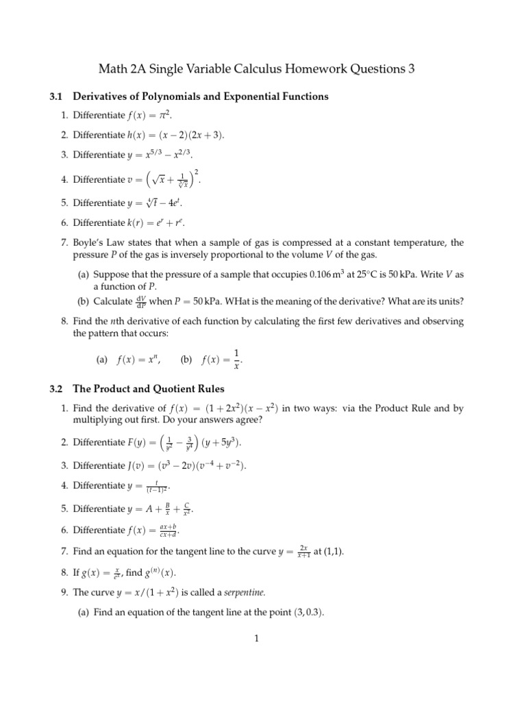 HW 3 | PDF