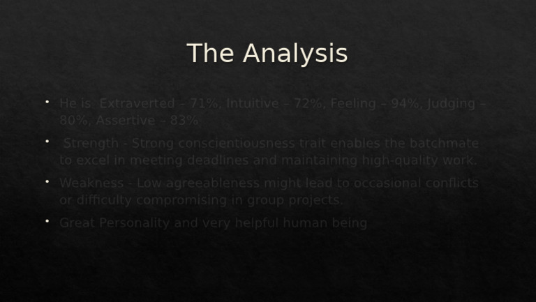 Five Factor Model | PDF