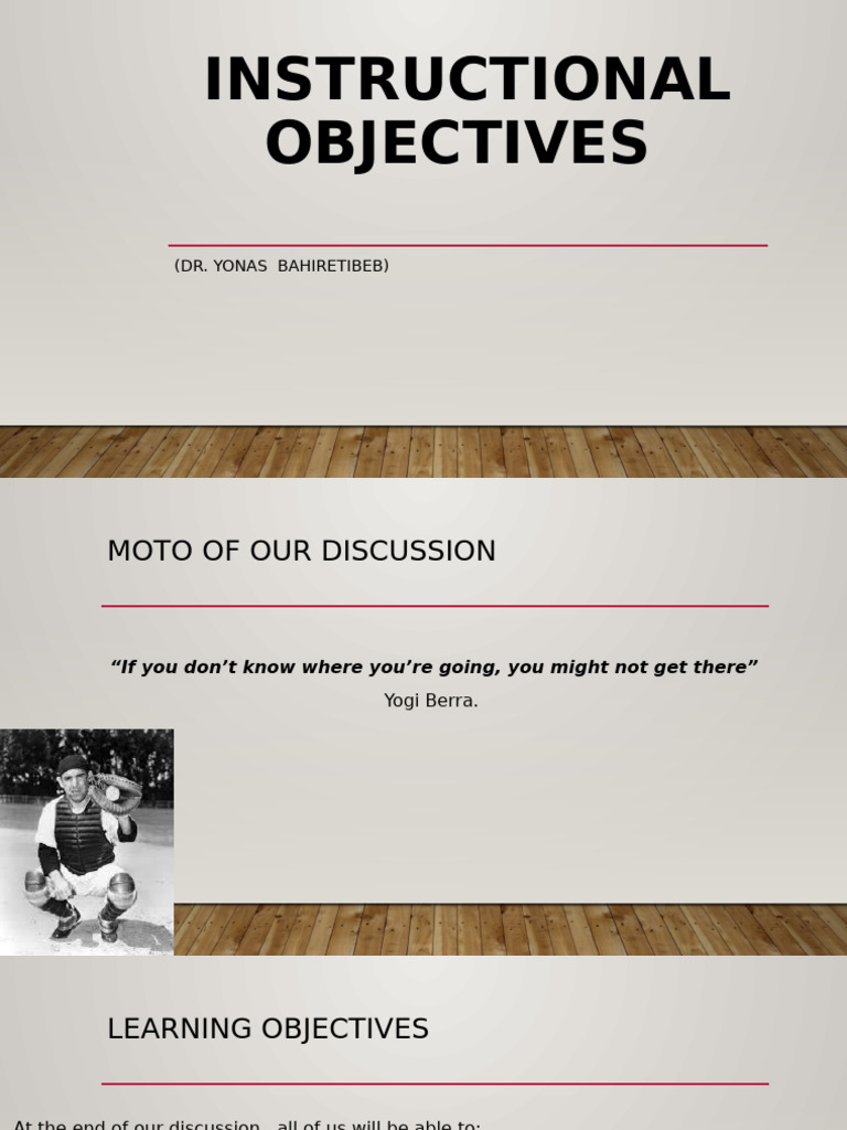 Setting Goals and Objectives-1 | PDF
