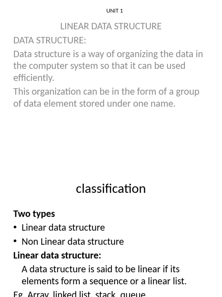 Linked List(Unit 1) | PDF Linked List(Unit 1) | PDF