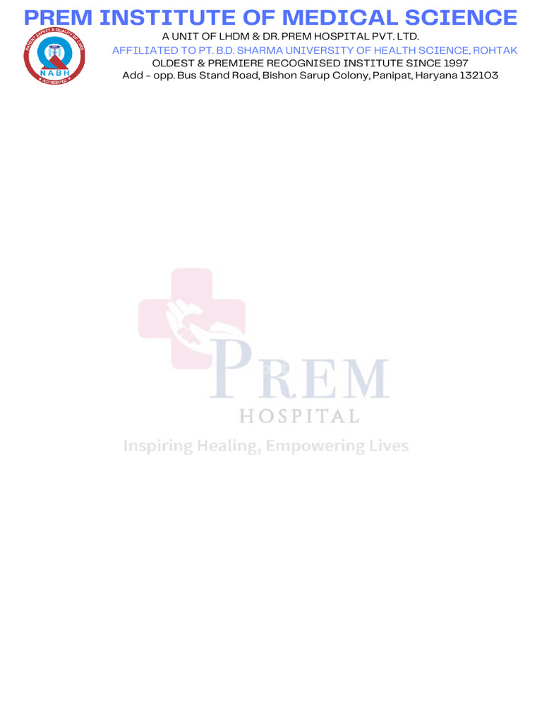 Hospital Letter Head | PDF