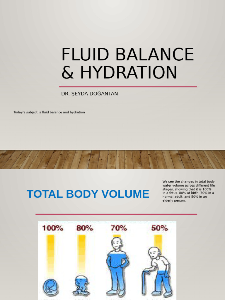 Fluid Balance and Dehydration - 2023 | PDF