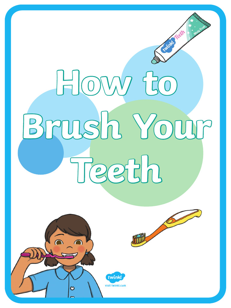 T T 197 How To Brush Your Teeth Display Posters Ver 3 | PDF