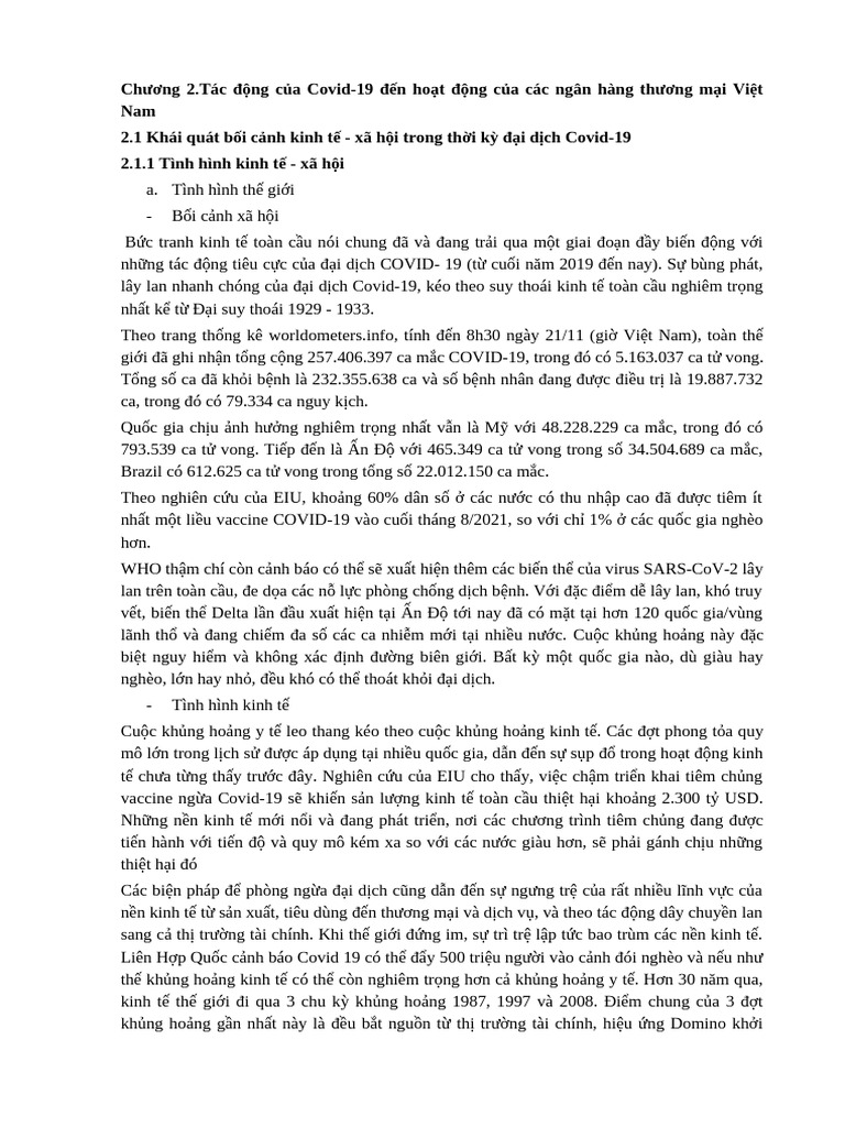 Chương 2 Bối cảnh KT-XH | PDF